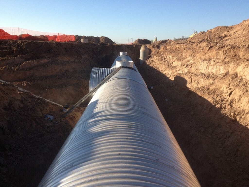 Projects - AZ Detention System - Pacific Corrugated Pipe Company