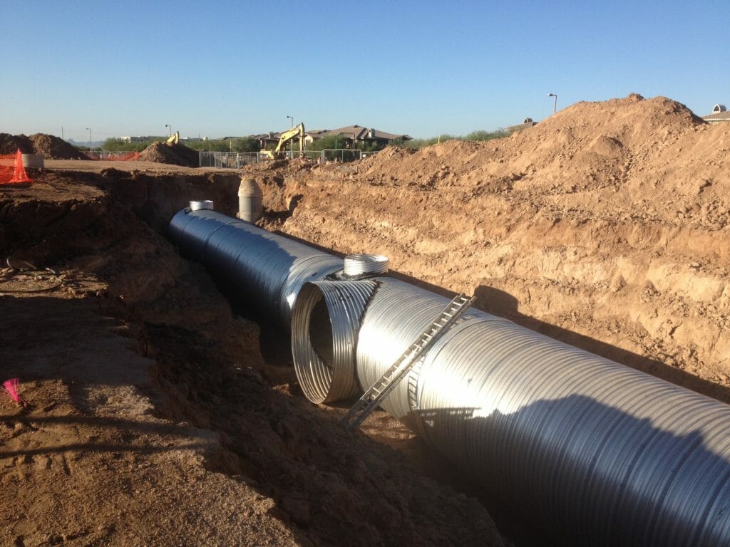 Projects - AZ Detention System - Pacific Corrugated Pipe Company