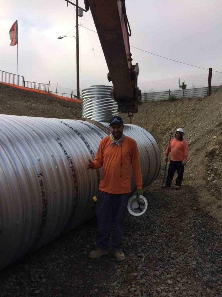 Projects - Detention System, Juniper, CA - Pacific Corrugated Pipe Company