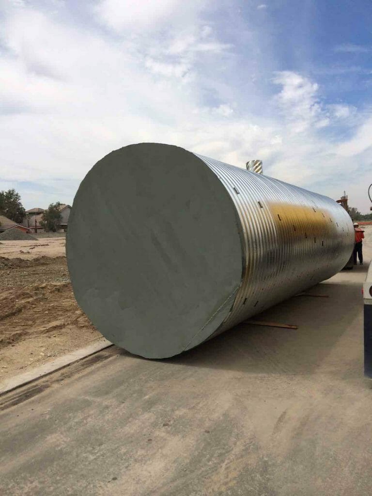 Projects - Detention System, Juniper, CA - Pacific Corrugated Pipe Company